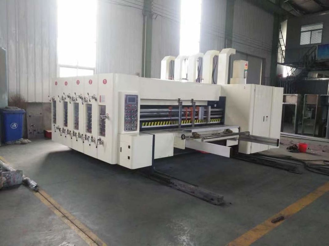 60KW Corrugated Box Making Machinery 220v Printing Slotting Die Cutting ...