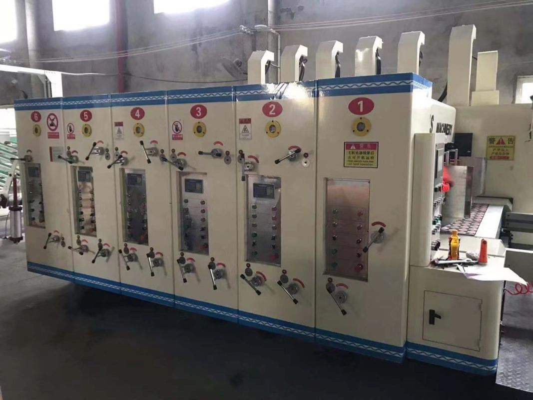 Box Corrugated Paperboard Production Line Auto Flexo Printing Slotting ...