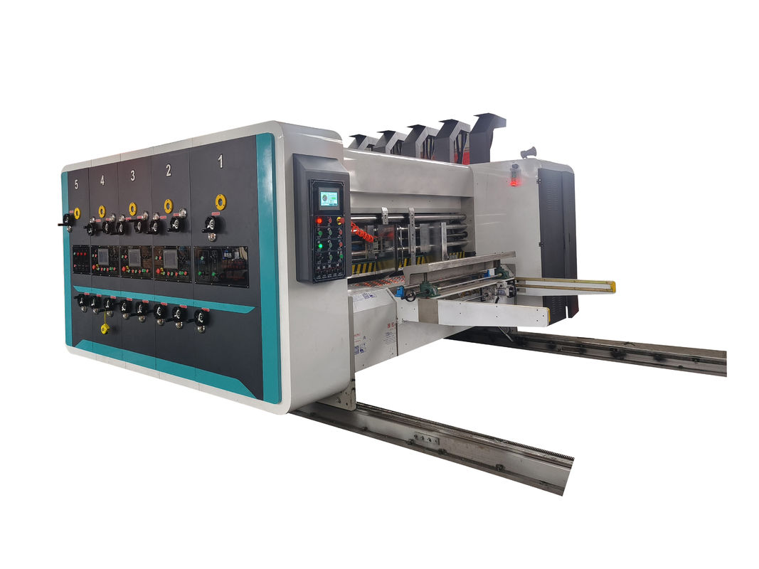 Industrial Carton Box Making Machine Precision 2 Color Flexo Printing ...