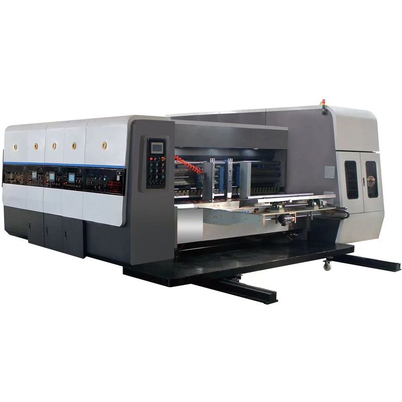 Rotary Flexo Printing Machine 2 Color Ink Printing Slotting Machine