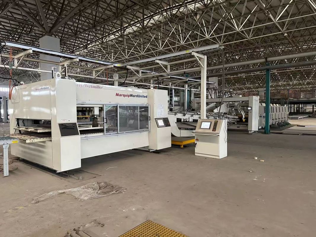 Used Marquip Ward Five Color Printing Slotter Die Cutter Inline Case Maker