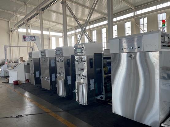 Touch Screen Control Corrugated Box Printing Machine Automatic Alignment